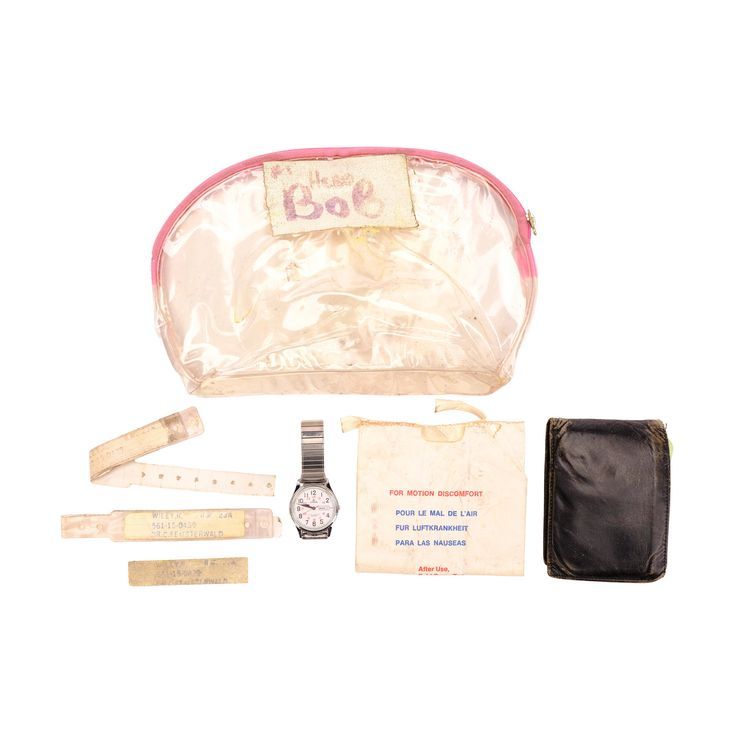 428. Bob Wileys (Bill Murray) Accessories and Wallet with Sanitary Bag ...