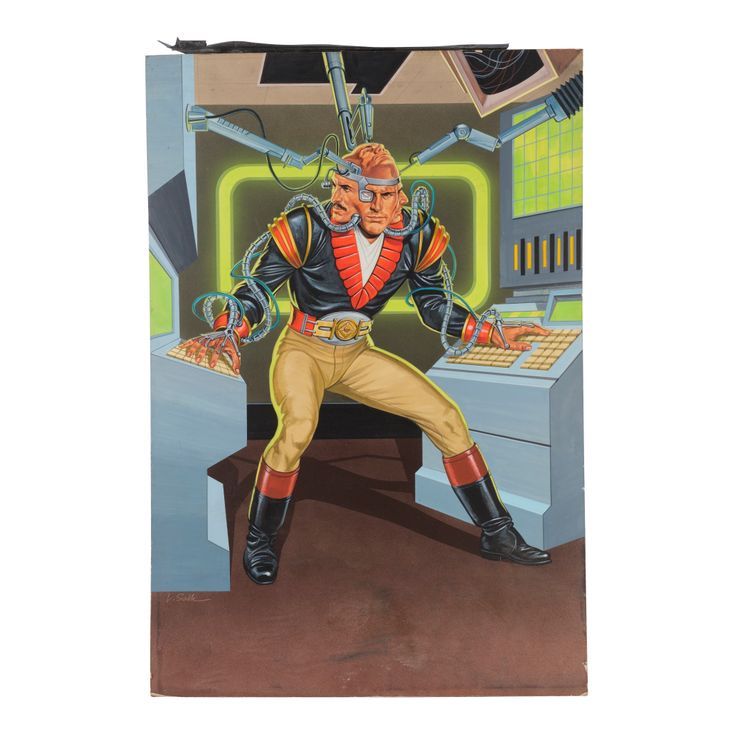 Hand-Painted Larry Salk Empire Pictures Three-Faced-Man Promotional ...