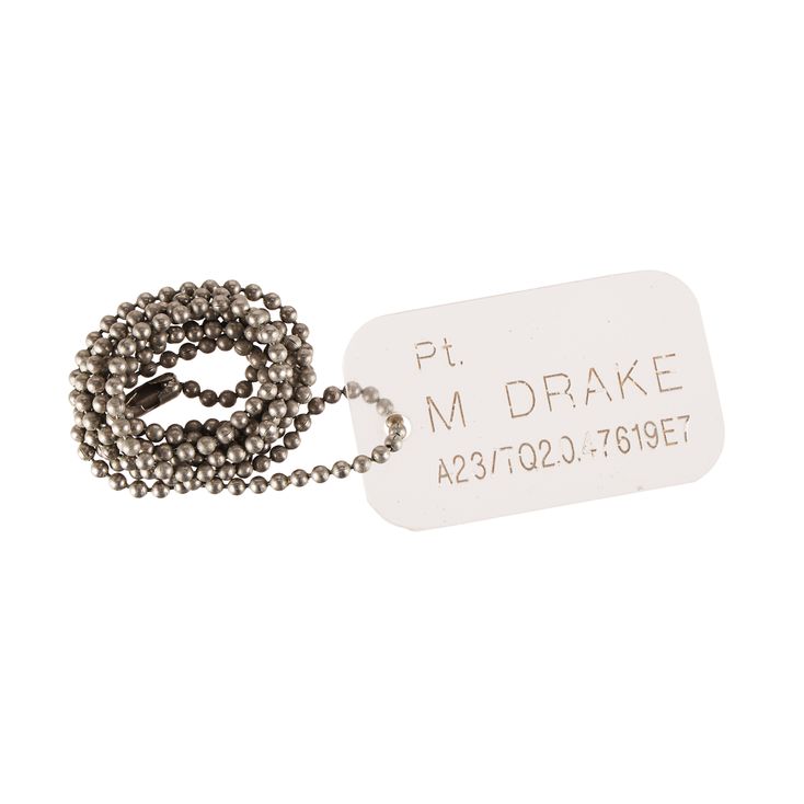 Lot 25 - Harry Harris Collection Pvt. Drakes (Mark Rolston) Dog Tag ...
