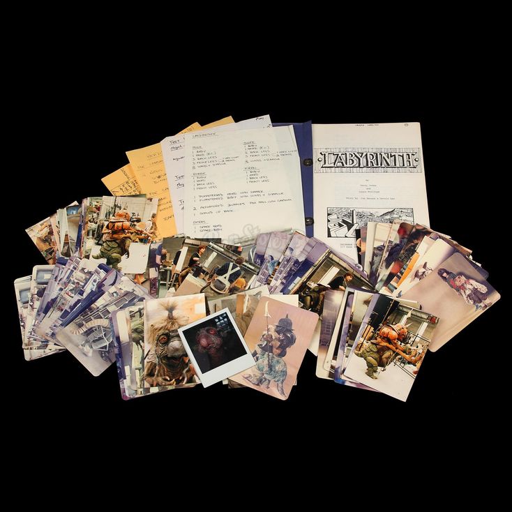 Production-Used Script and Ephemera | LABYRINTH (1986)