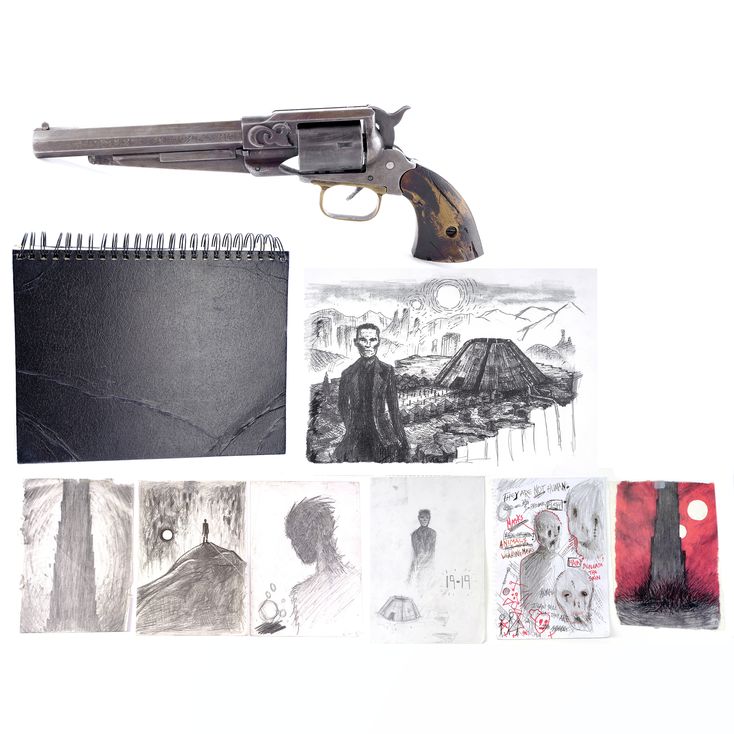 The Gunslingers (Idris Elba) Hero Pistol and Book with Printed Artwork ...