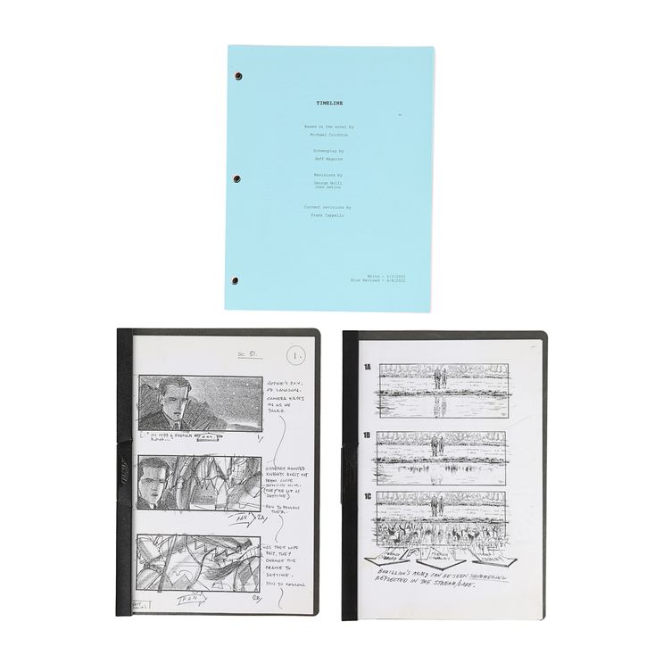 Storyboards and Revised Script | TIMELINE (2003)