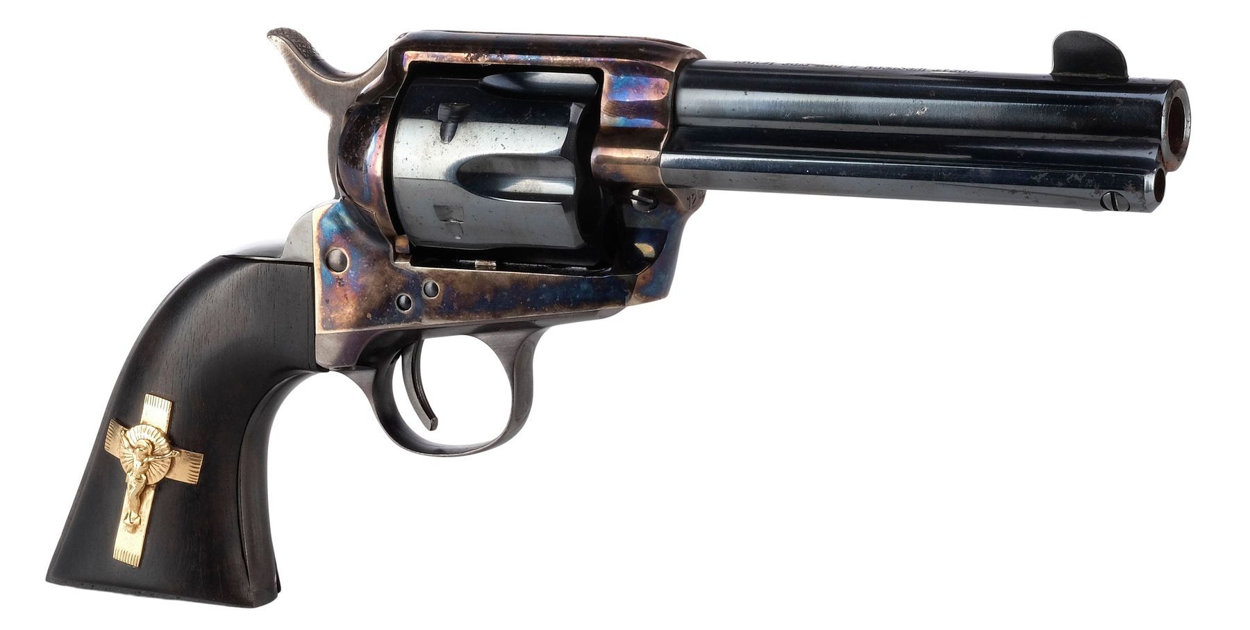 2. Ben Wade's (Russell Crowe) Non-Firing Hand of God Single Action Army .45 Revolver ### 3:10 TO ...