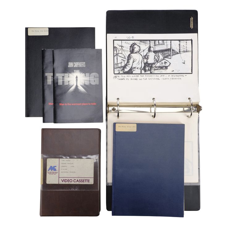 Lot #1429 - THE THING (1982) - Set of Production Ephemera