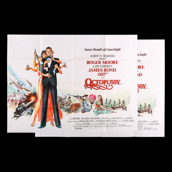 Two UK Quad Posters, 1983 | OCTOPUSSY (1983)