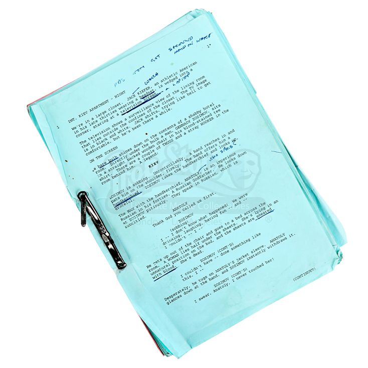 Production-Used Script | MISSION: IMPOSSIBLE (1996)