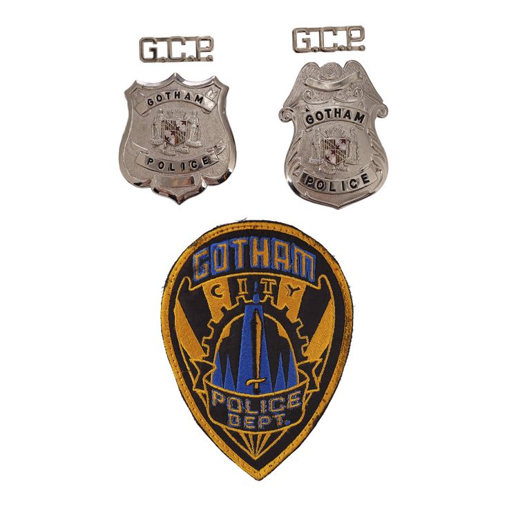 Lot # 39: BATMAN AND ROBIN (1997) - Set of Gotham City Police ...