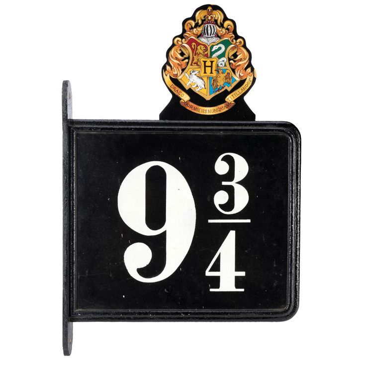 191. Screen-Matched Platform 9 34 Sign | HARRY POTTER AND THE SORCERER ...