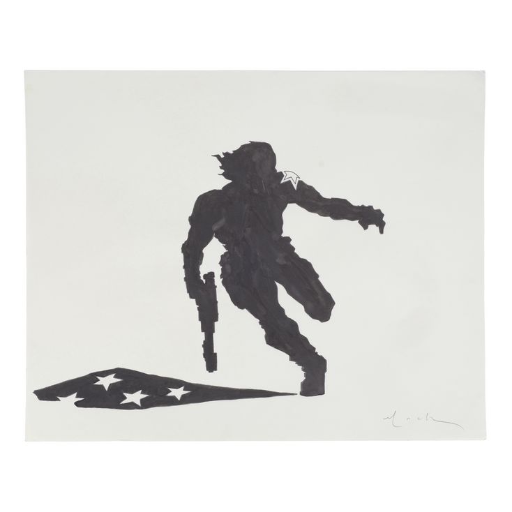 Lot 217 - Hand-Drawn David Mack Bucky Barnes End Credit Artwork ...