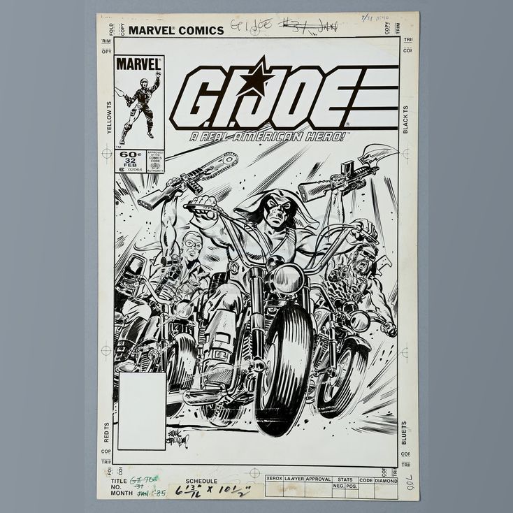 Frank Springer Hand-Drawn Cover Artwork | G.I. JOE: A REAL AMERICAN ...