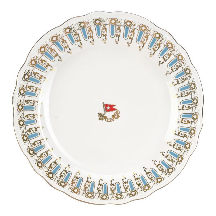 Lot 949 - White Star Line First Class Dinner Plate | TITANIC (1997)