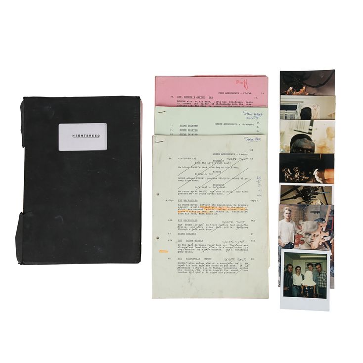 Geoff Portass Personal Filming Script and Behind-the-scenes Photos ...