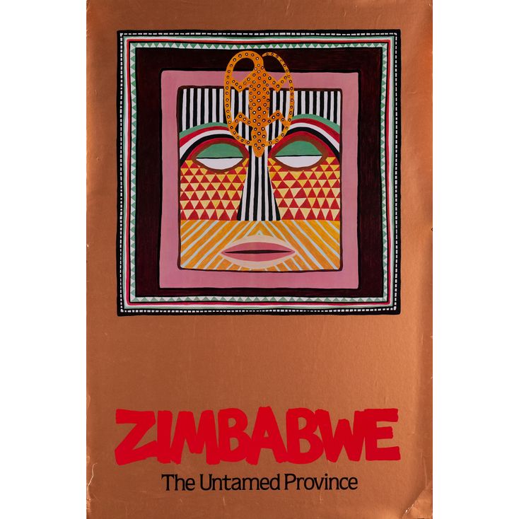 877. Travel Poster (22 x 33 ); Very Fine- Rolled ### ZIMBABWE: THE ...