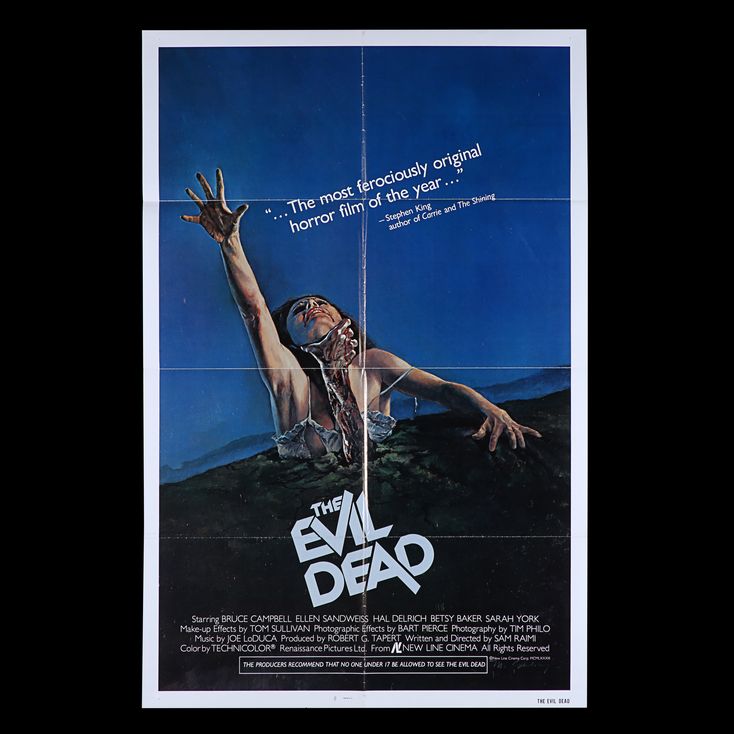 US One-Sheet, 1981 | EVIL DEAD, THE (1981)