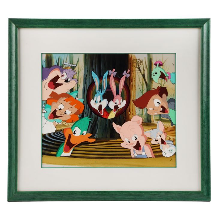 2206. The Tiny Toons - Original Hand-Painted Production Cel Setup ...