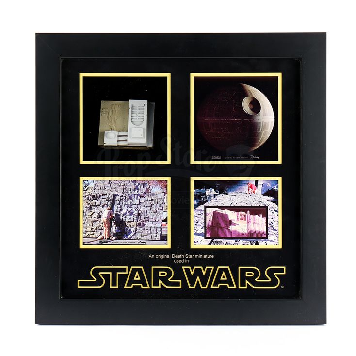 Death Star Model Surface Framed Display | STAR WARS: A NEW HOPE (1977)