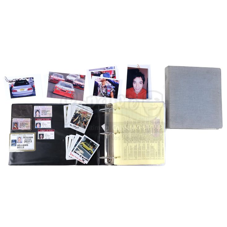ID Props and Continuity Binder | TAXI (2004)