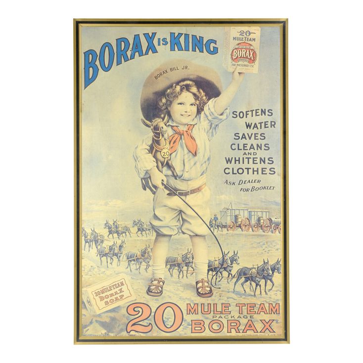Lot 491 - Borax Advertisement Sign | BACK TO THE FUTURE PART III (1990)