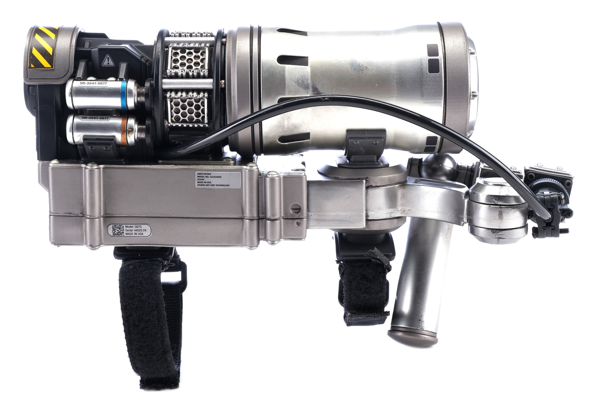 Lot 1069 - Hero DARPA Donkey Kong Wrist Light Cannon | PIXELS (2015)