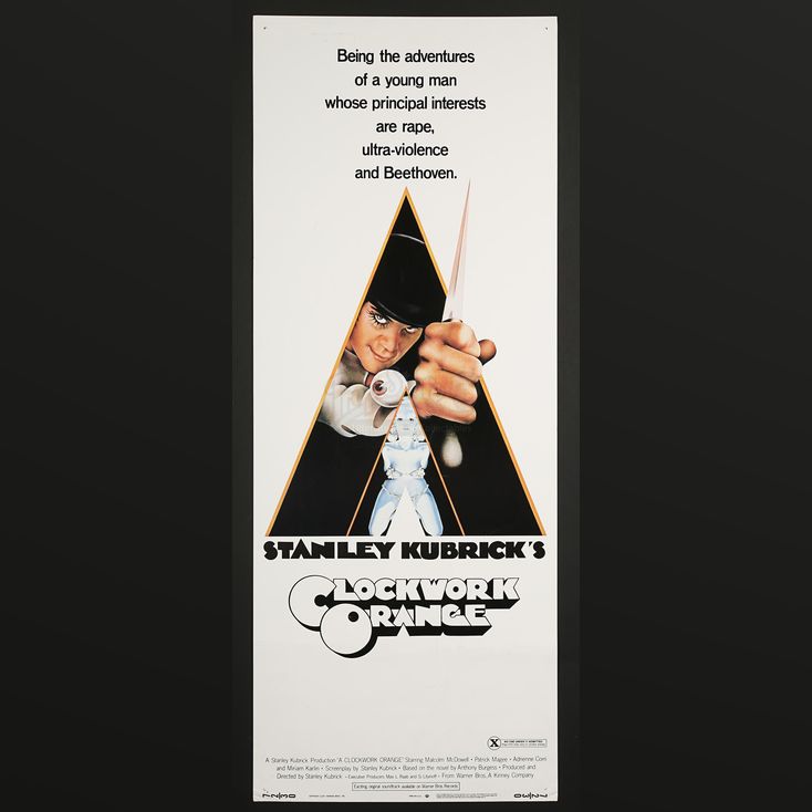 US Insert Poster (1971) | A CLOCKWORK ORANGE (1971)