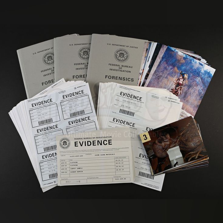 FBI Files, Crime Scene Photos, and Evidence Stickers | HANNIBAL (2013-2015)