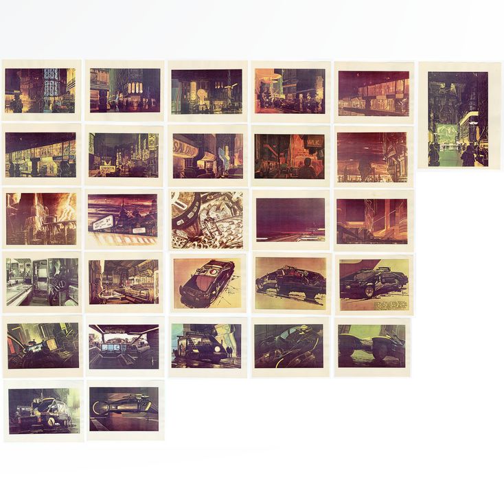 Lot #958: BLADE RUNNER (1982) - Collection of Concept Art Copies