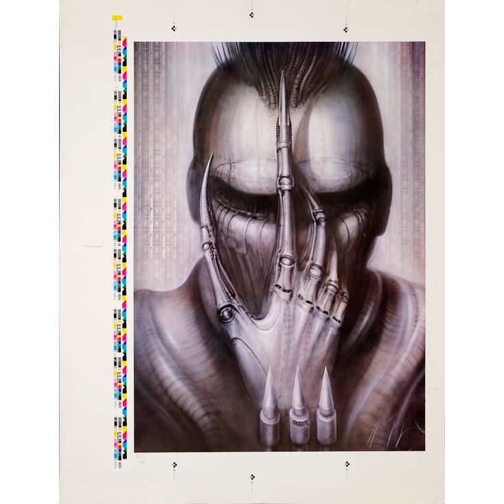 614. Limited Edition Poster (35 x 46 ) Signed by H.R. Giger; From The ...