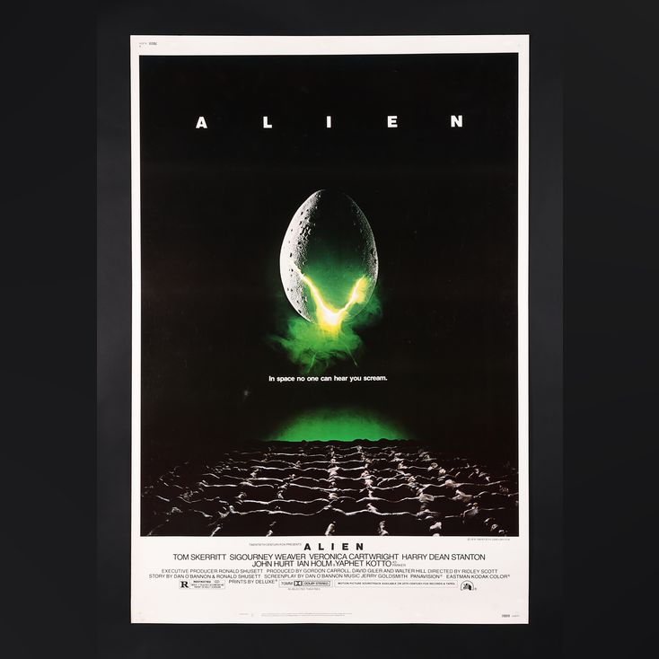 Lot 17 - Online Poster Auction - US 40 x 60 Poster, 1979 | ALIEN (1979)