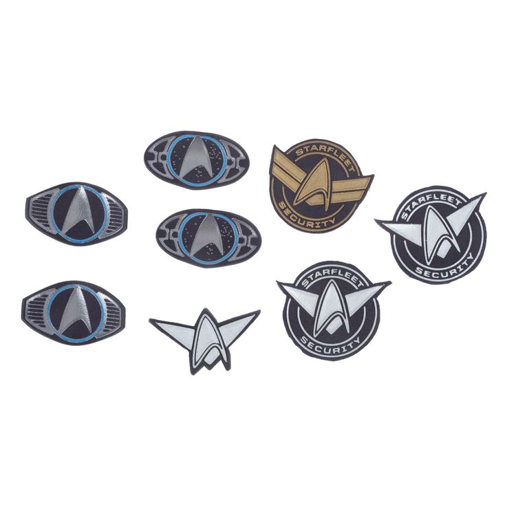 407. Set of Eight Starfleet Personnel Patches ### STAR TREK (2009)/STAR ...