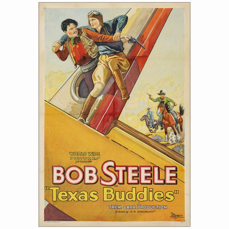Lot 287 - TEXAS BUDDIES One Sheet (27 x 41) Fine on Linen | TEXAS ...
