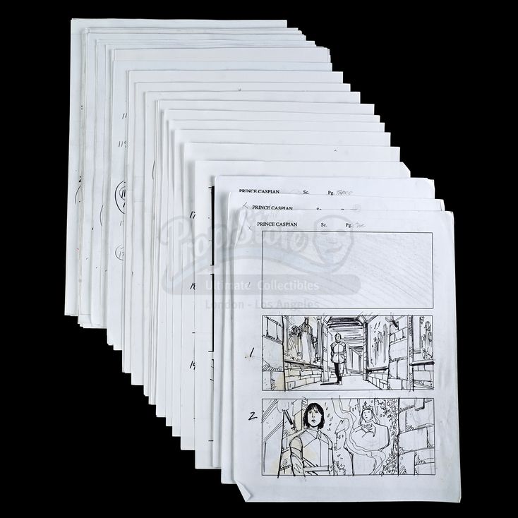 Hand-Drawn Storyboard Set - 94 pages | CHRONICLES OF NARNIA, THE ...