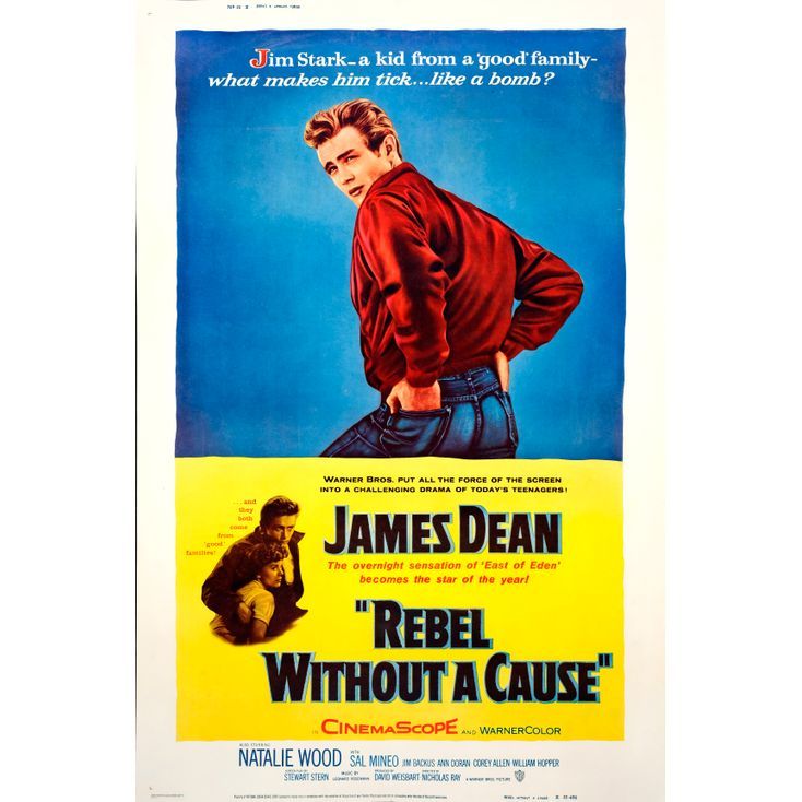 346. 40 x 60 ; Style Z; Very Fine- on Paper ### REBEL WITHOUT A CAUSE ...