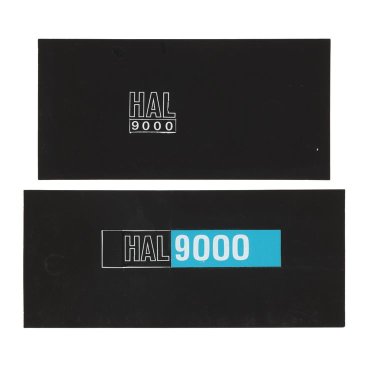 Pair of Harry Lange Pre-Production HAL 9000 Logo Concepts | 2001: A ...