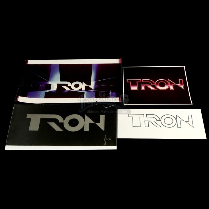 Printed Main Title Concept Art | TRON (1982)