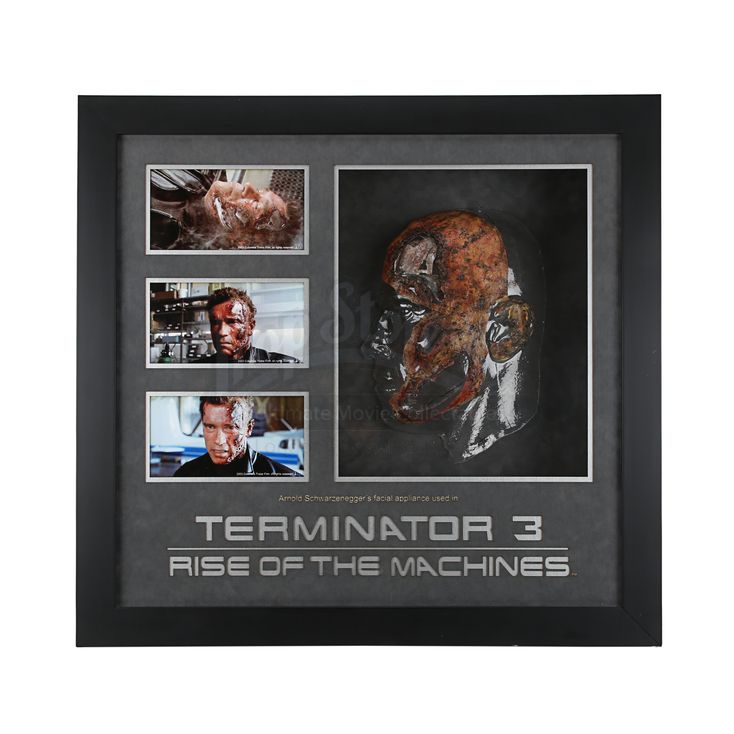 Terminator (Arnold Schwarzenegger) Facial Appliance Display ...