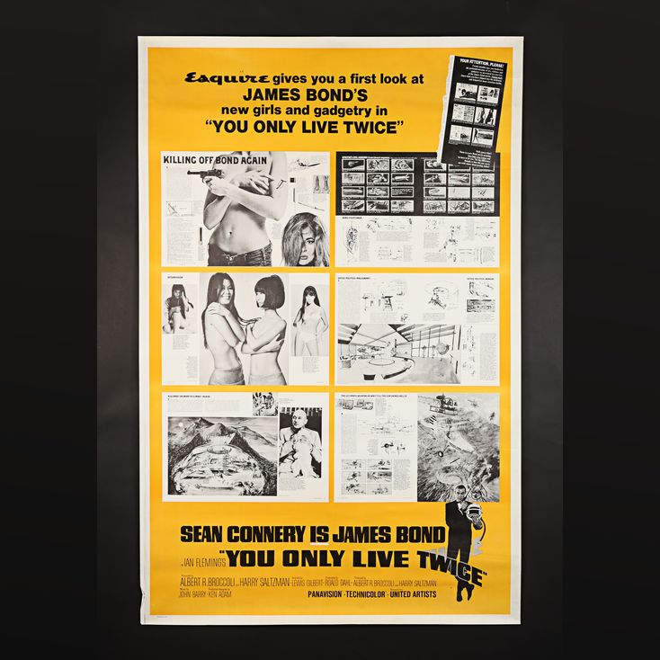 Lot 188 - Collectible Poster Live Auction - Special Esquire US 40 x 60 ...