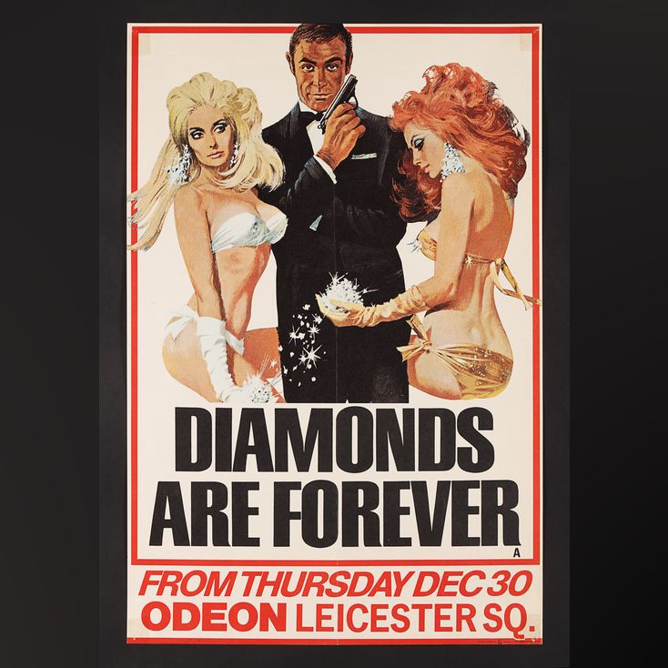 Lot #174 - JAMES BOND: DIAMONDS ARE FOREVER (1971) - UK Double-Crown, 1971