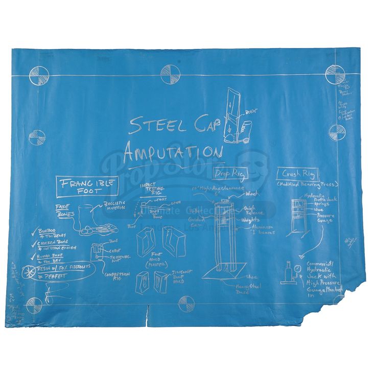 Lot 51 Episode Steel Toe-Cap Amputation (2005, E42) Episode Blueprint ...