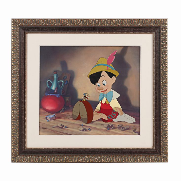 282. Framed Limited Edition Anytime You Need Me Hand-Painted Animation ...