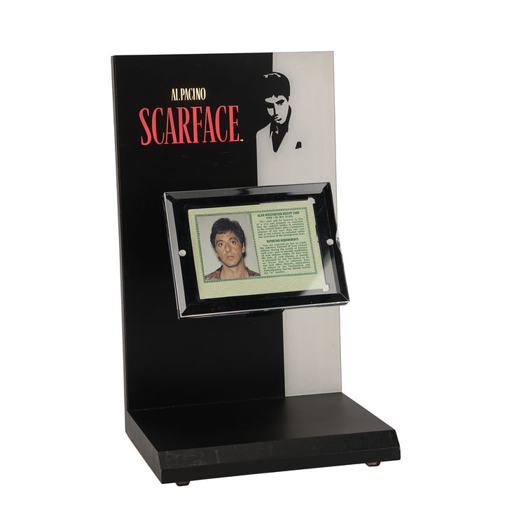 Lot 297 - Tony Montanas (Al Pacino) Screen-Matched Green Card ...