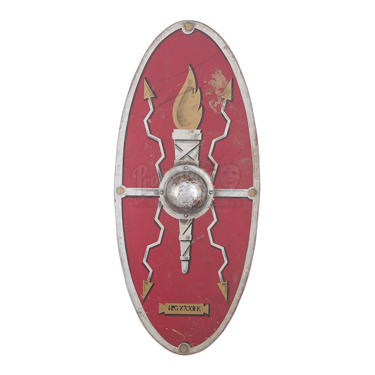 Red Roman Cavalry Shield | KING ARTHUR (2004)