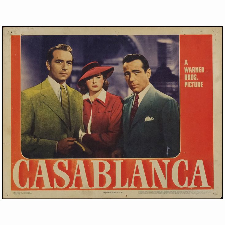 Lot 49 - CASABLANCA Lobby Card (11 x 14 ) Fine | CASABLANCA (1942)