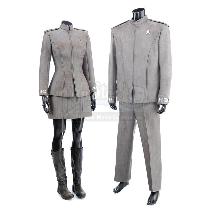 Captain Abbots Distressed Starfleet Dress Uniform and Vulcan Womens ...