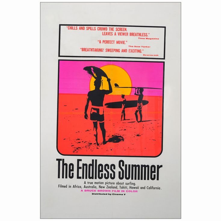 Lot 83 - THE ENDLESS SUMMER One Sheet (27 x 41) Fine on Linen | ENDLESS ...