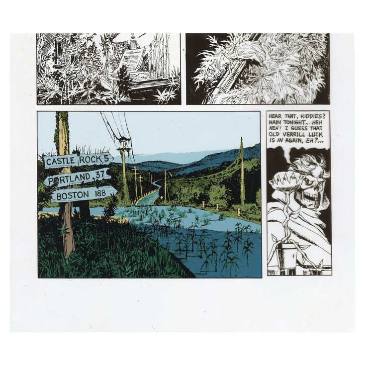 Lot 707 - Hand-Painted The Lonesome Death of Jordy Verrill Ending ...