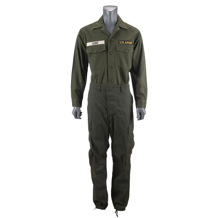 127. Forrest Gumps (Tom Hanks) Basic Training Fatigues Costume ...