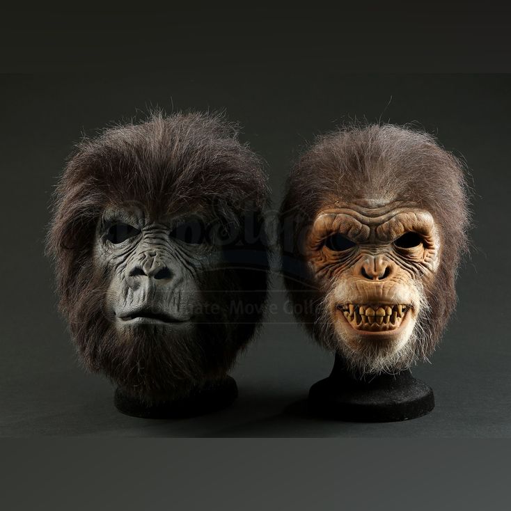 Gorilla and Battle Chimp Face Masks | PLANET OF THE APES (2001)