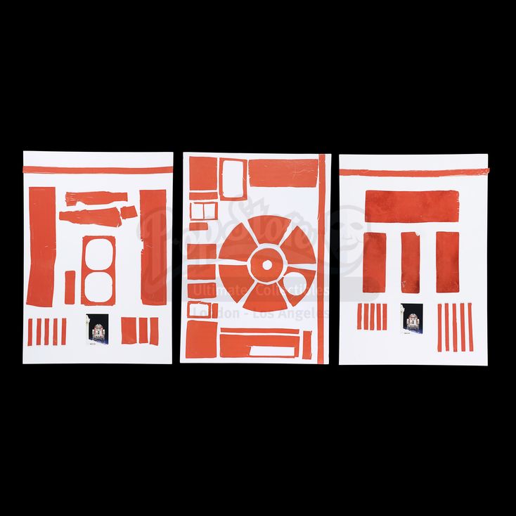 Set of R2-F1P Droid Decals | SOLO: A STAR WARS STORY (2018)