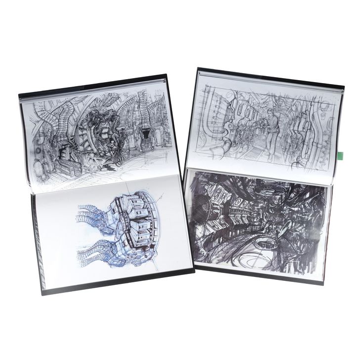1163. Pair of Concept Art Print Portfolios with Loose Prints | THE ...