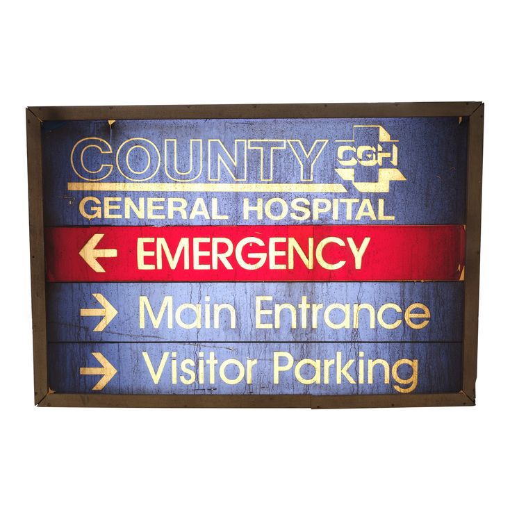 Lot 753 - Full-Size Light-Up Screen-Matched County General Hospital ...